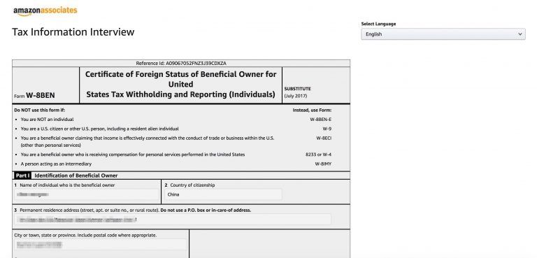 Amazon Affiliate账号注册详解 - 陈文管的博客
